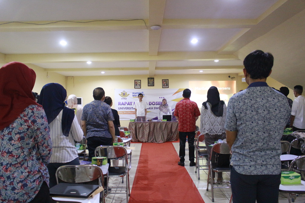 Rapat Kerja Dosen Universitas Utpadaka Swastika (UTPAS) – Kilas Universitas Utpadaka Swastika