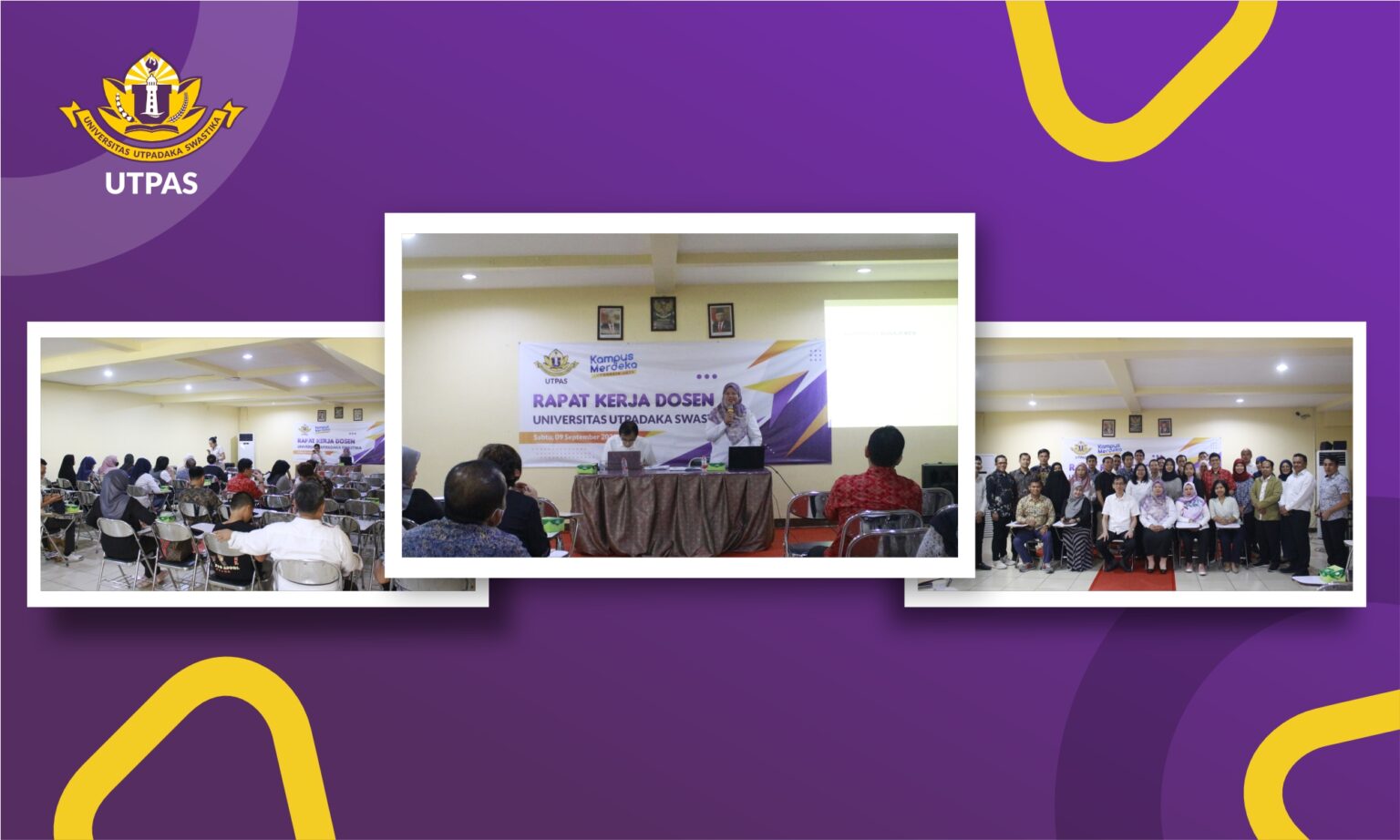 Rapat Kerja Dosen Universitas Utpadaka Swastika (UTPAS) – Kilas Universitas Utpadaka Swastika
